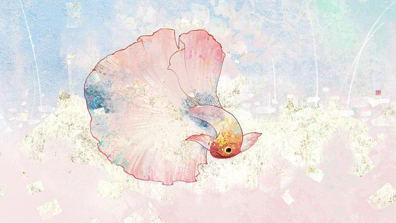 Sai板绘水彩：古风小元素画法 简单可爱的仿手绘插画 会员视频专区 站酷高高手 插画品牌平面视觉ui运营设计摄影艺术课程培训